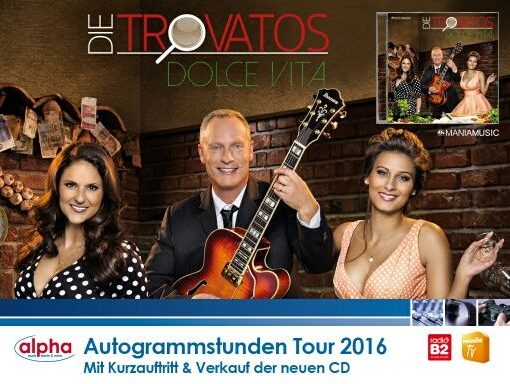 DIE TROVATOS smago! exklusiv vorab: Die Trovatos mit ihrer CD "Dolce vita" auf "alpha ...