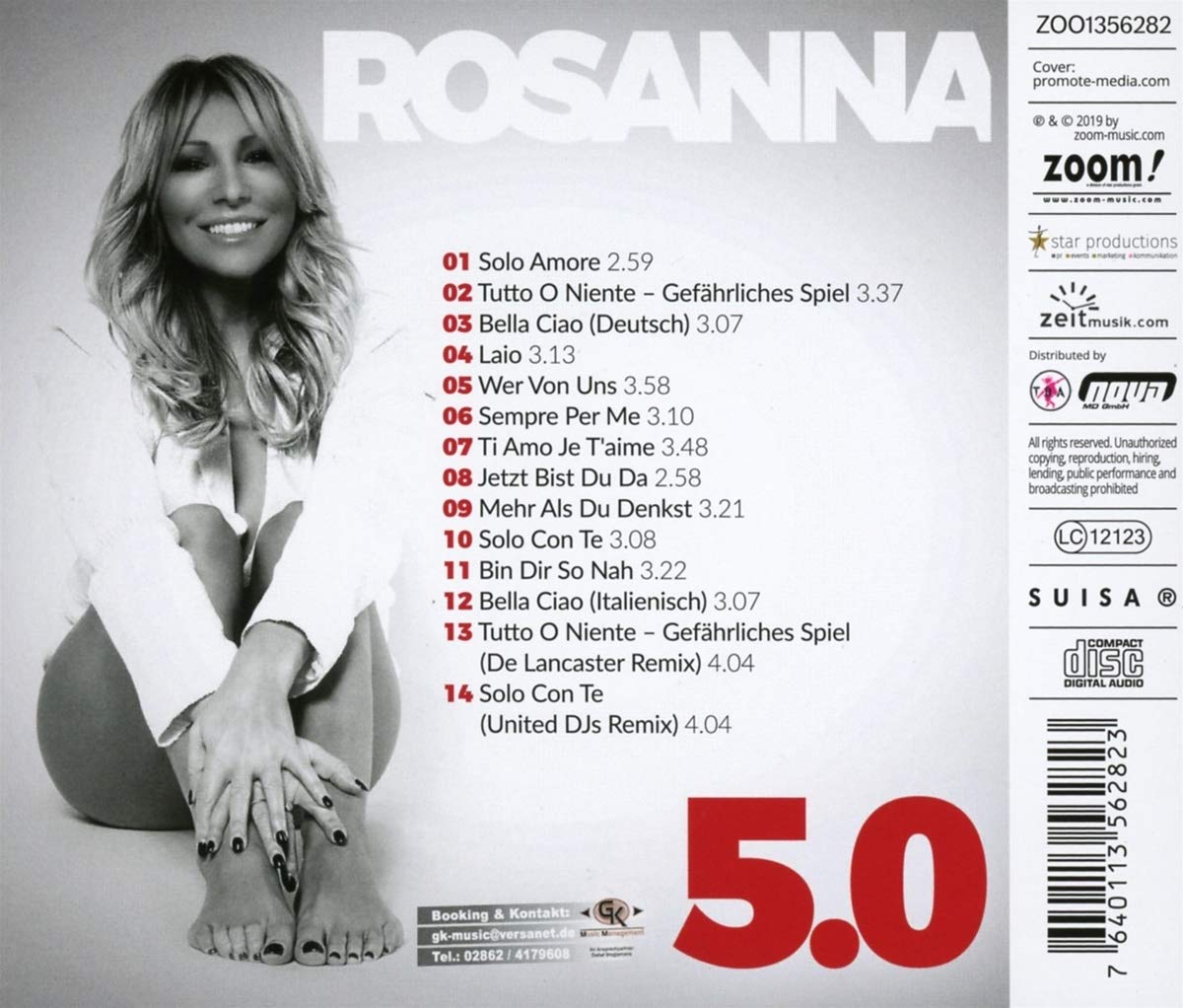ROSANNA ROCCI Mit der CD „5.0“ beendet sie ihre langjährige Tonträger ...