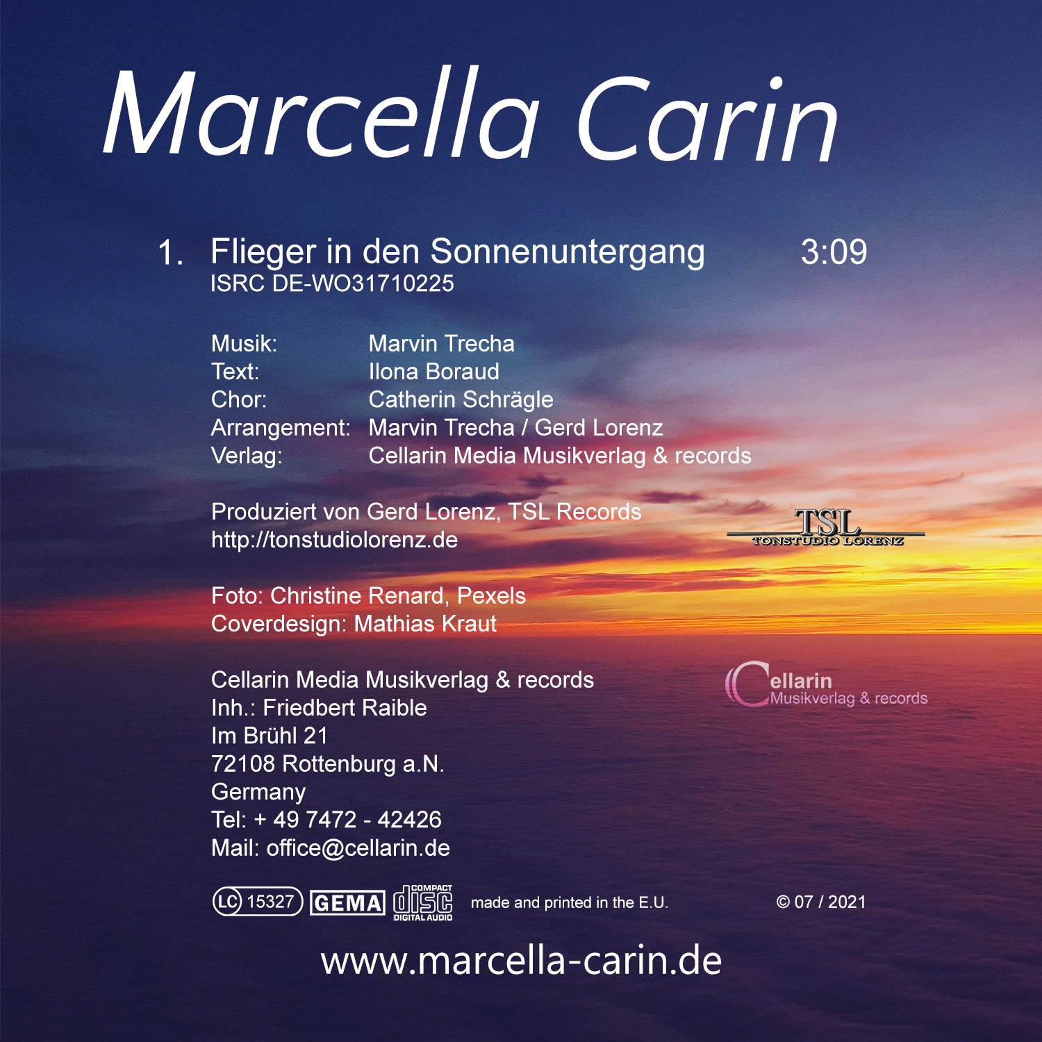 MARCELLA CARIN Marcella Carin sorgt mit dem „Flieger in den ...