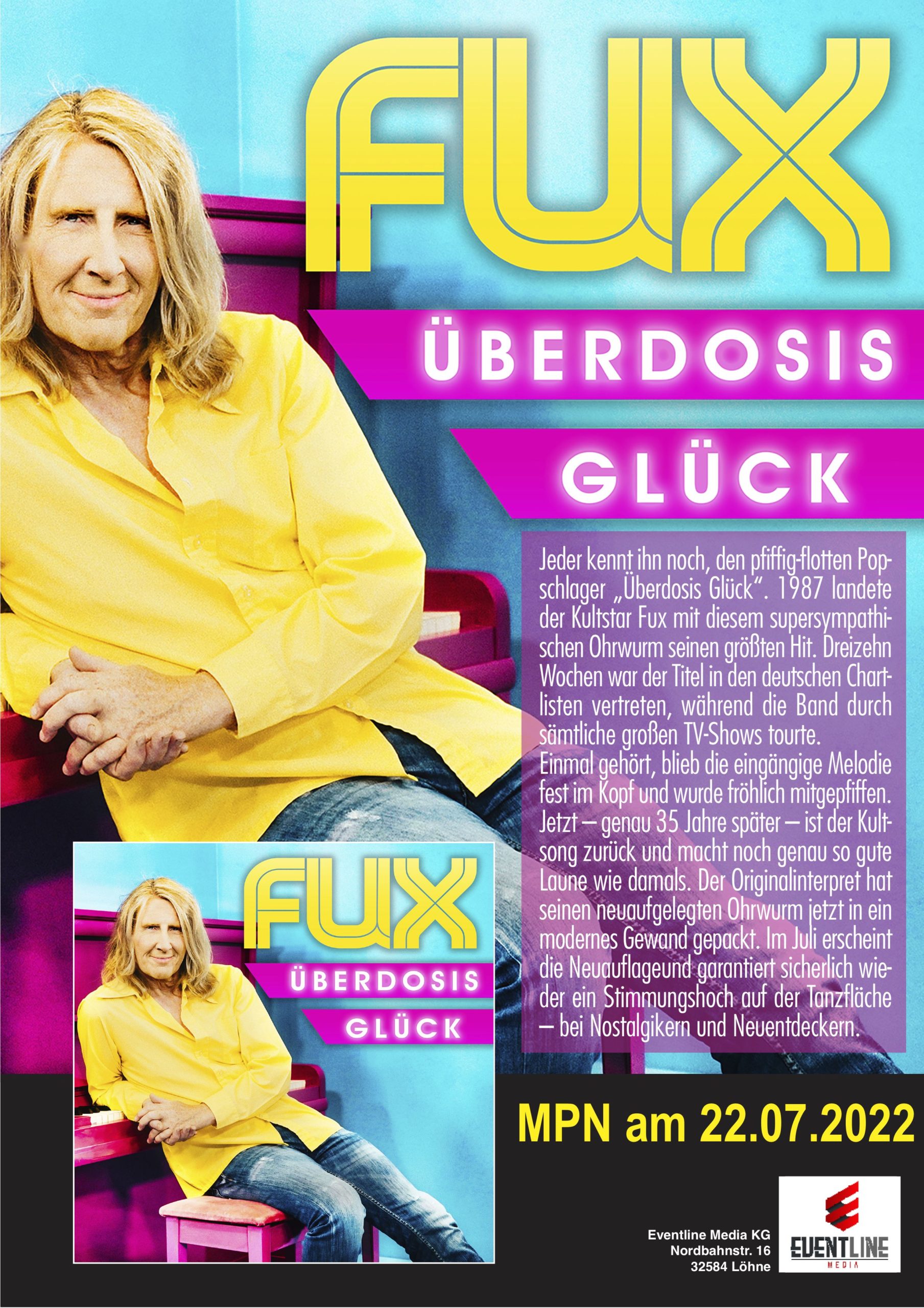 FUX „Überdosis Glück“ – 35 Jahre später! – Smago