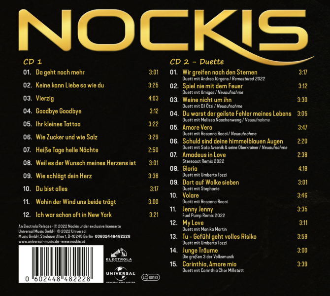 NOCKIS Mit der Doppel-CD „40“ (VÖ: 04.11.2022) setzen sich die NOCKIS ihr eigenes Denkmal! – Smago