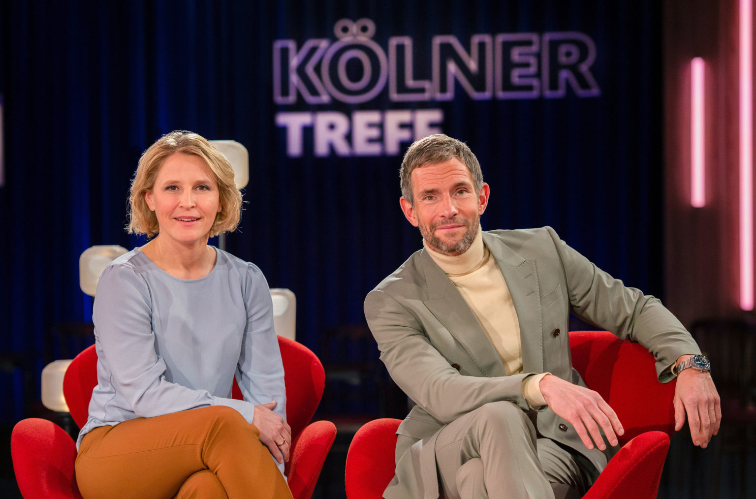 OLAF SCHUBERT u.a. Fr. (03.03.2023) in der Talk-Show „Kölner Treff“ zu ...