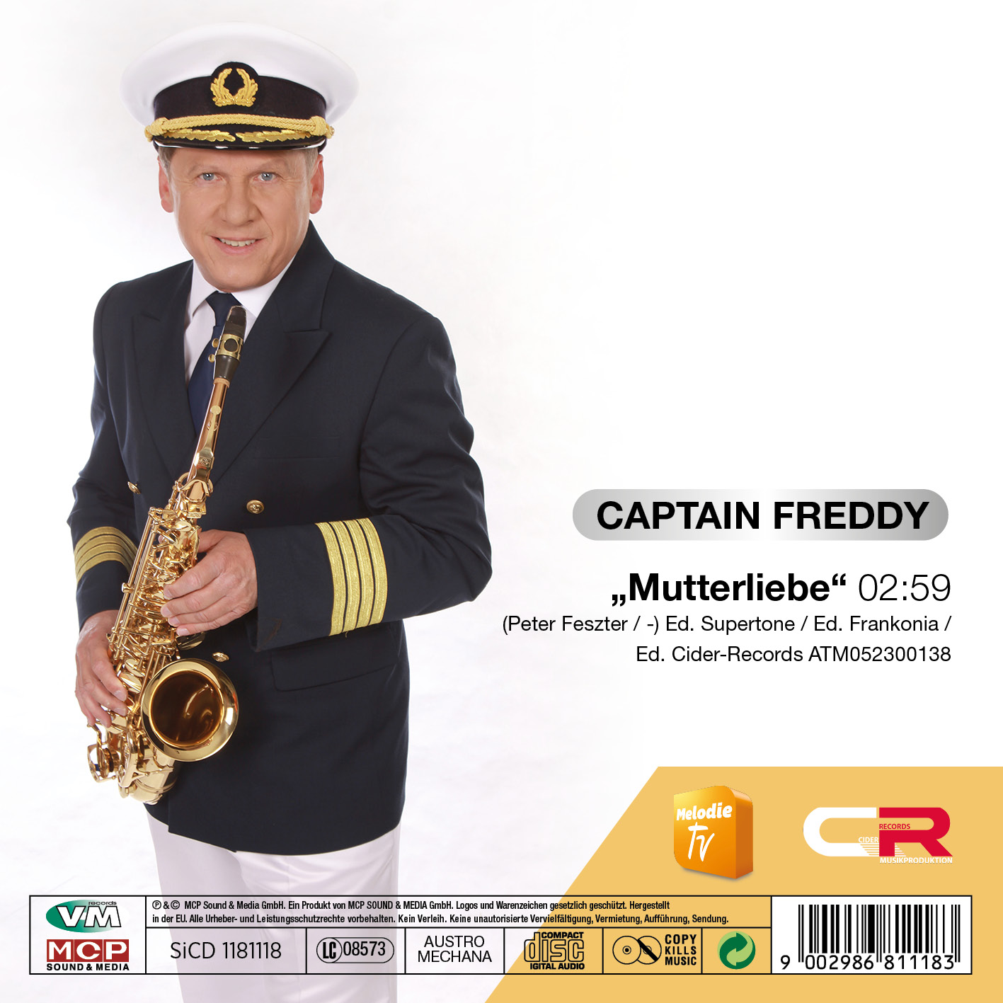 CAPTAIN FREDDY Pünktlich zum Muttertag ist sein neuer Song „Mutterliebe ...