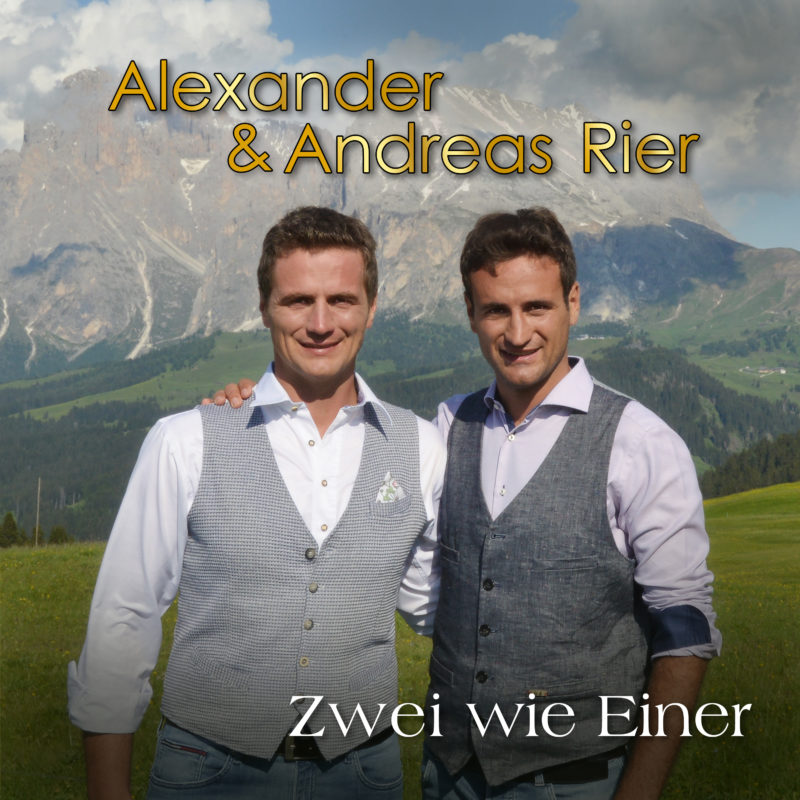 ALEXANDER & ANDREAS RIER Duett-Titel „Zwei wie Einer“ ab 10.06.2023 im Handel! – Smago