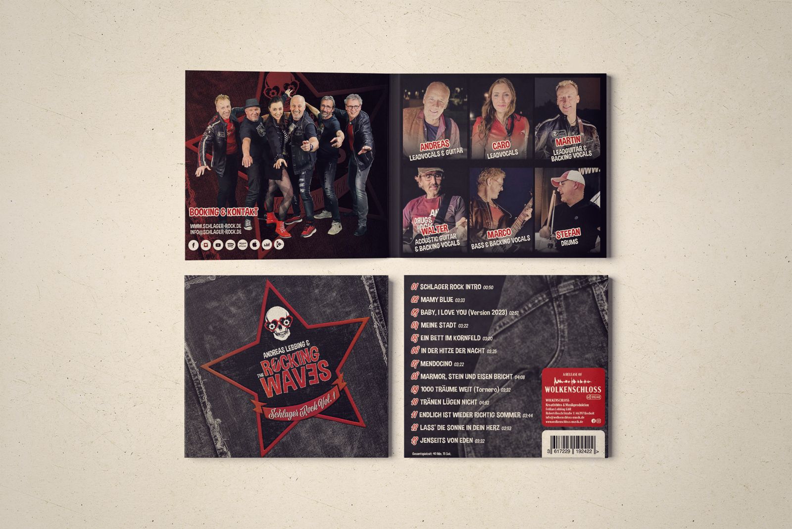 ANDREAS LEBBING & THE ROCKING WAVES „Schlager Rock Vol. 1“ – Das Album, das Schlager und Rock ...