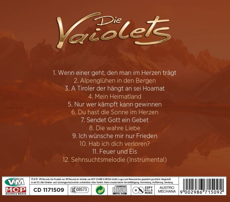 DIE VAIOLETS Am 27.09.2024 kommt ihr neues Album „Wenn einer geht, den man im Herzen trägt“! – Smago