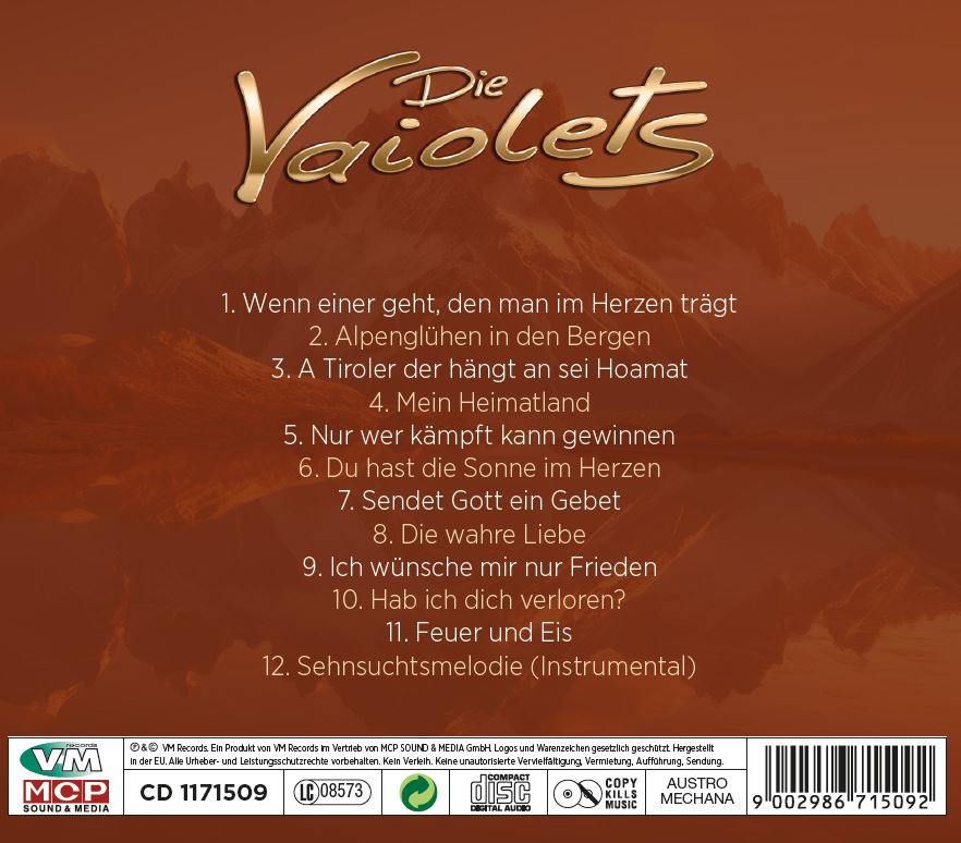 DIE VAIOLETS Am 27.09.2024 kommt ihr neues Album „Wenn einer geht, den man im Herzen trägt“! – Smago