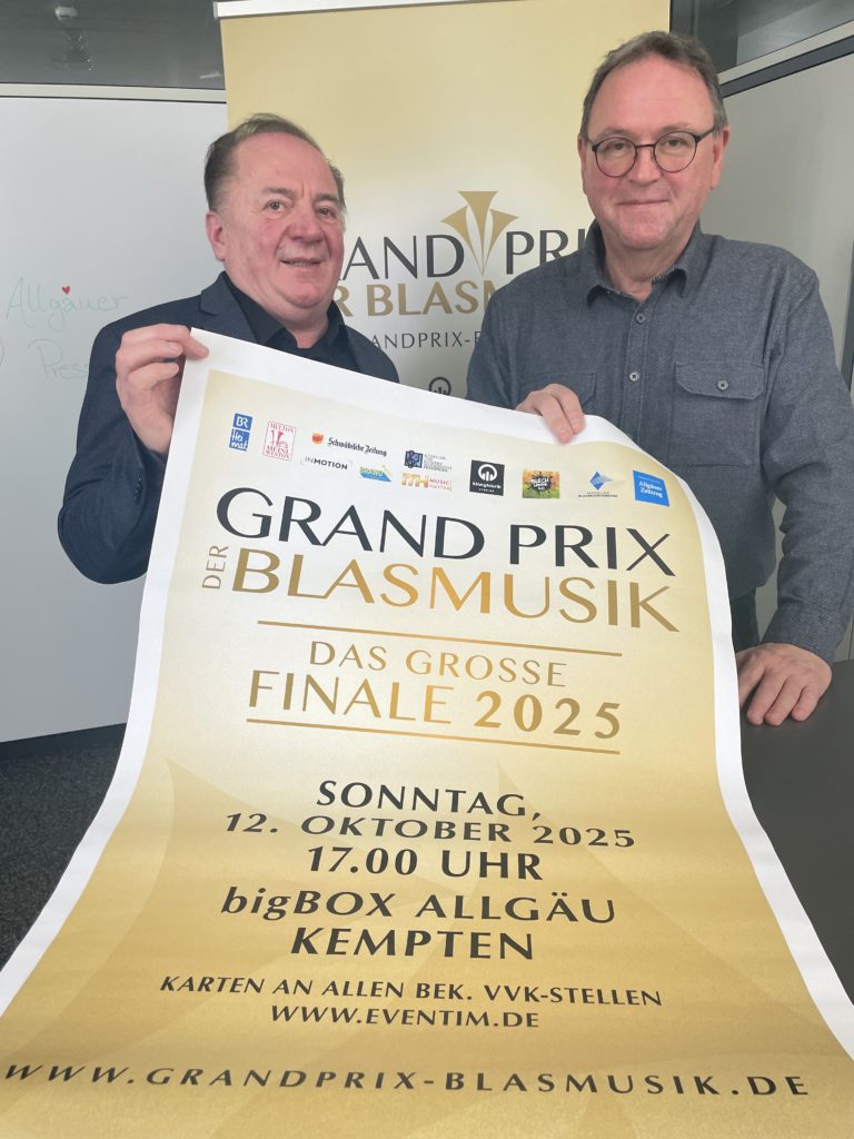 „GRAND PRIX DER BLASMUSIK“ Am 12.10. steigt das große „Finale des Grand Prix der Blasmusik 2025 ...