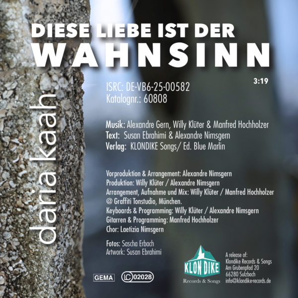 DARIA KAAH Neuer Titel „Diese Liebe ist der Wahnsinn“ ab 06.06.2025 erhältlich! – Smago