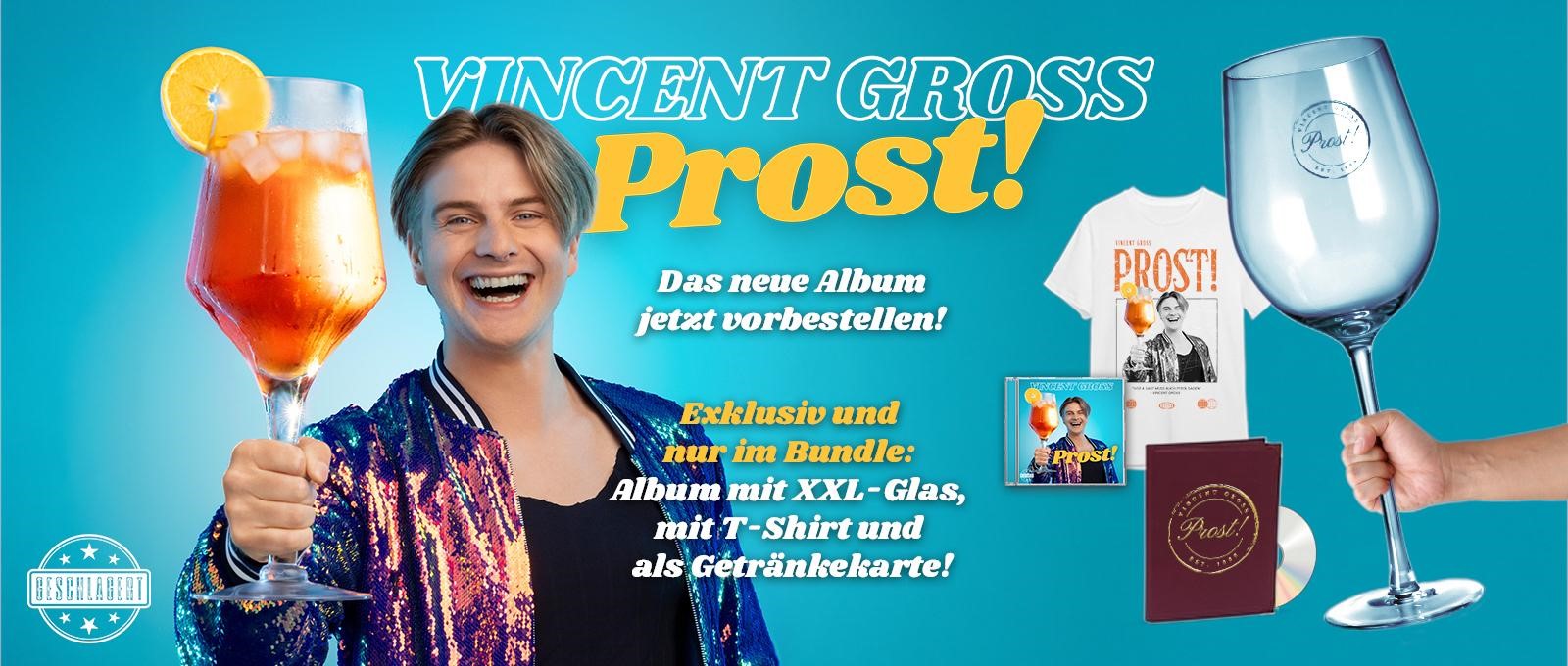 VINCENT GROSS Am 05.09.2025 erscheint sein neues Album „Prost!“! – Smago