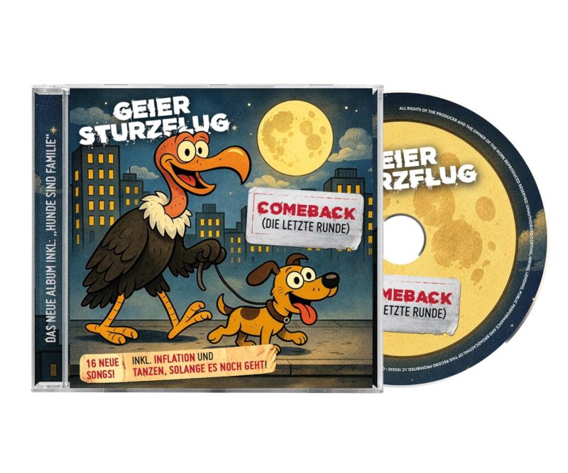 GEIER STURZFLUG CD „Comeback (Die letzte Runde)“ ab 26.06.2026 ...